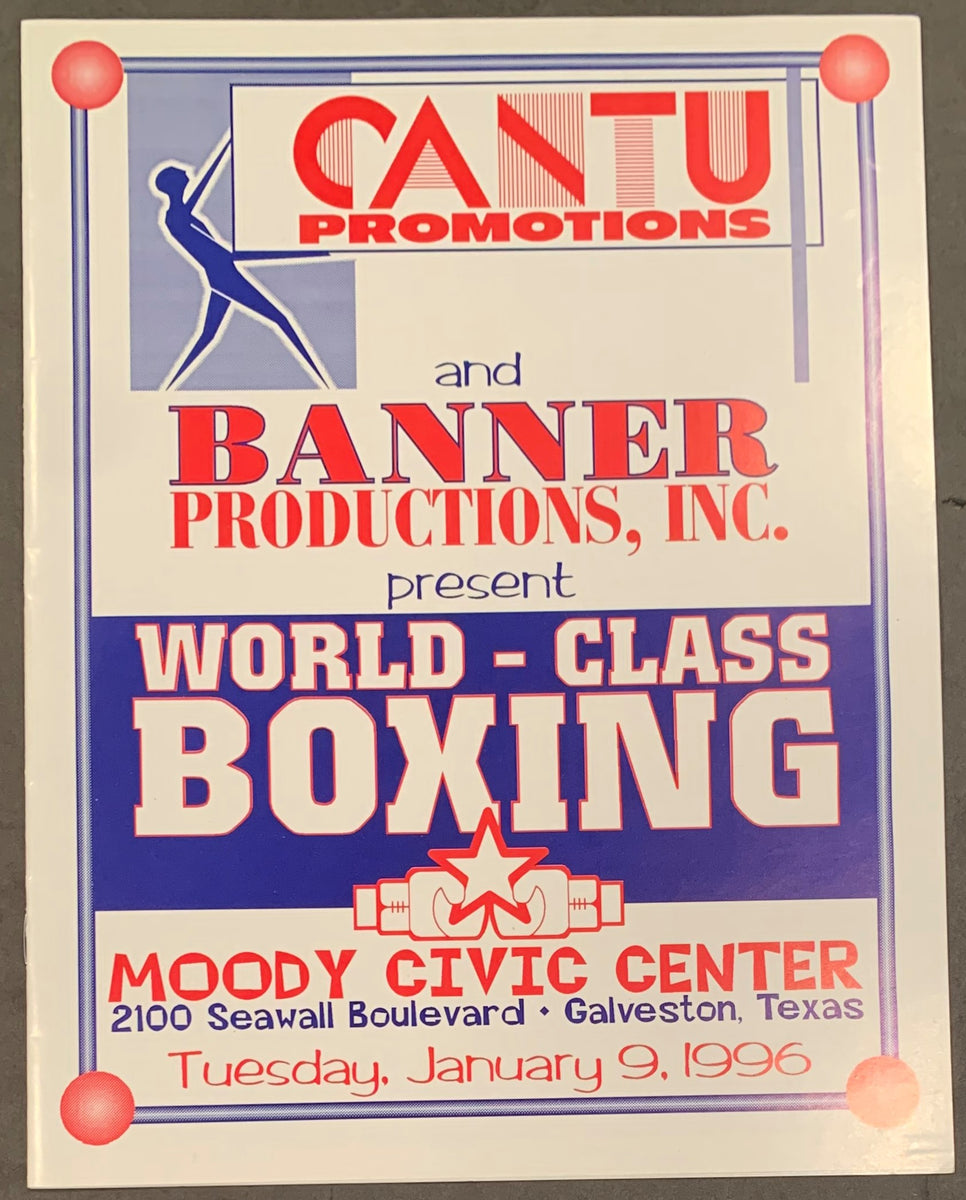 HOLMES, LARRY-CURTIS SHEPARD OFFICIAL PROGRAM (1996) – JO Sports Inc.