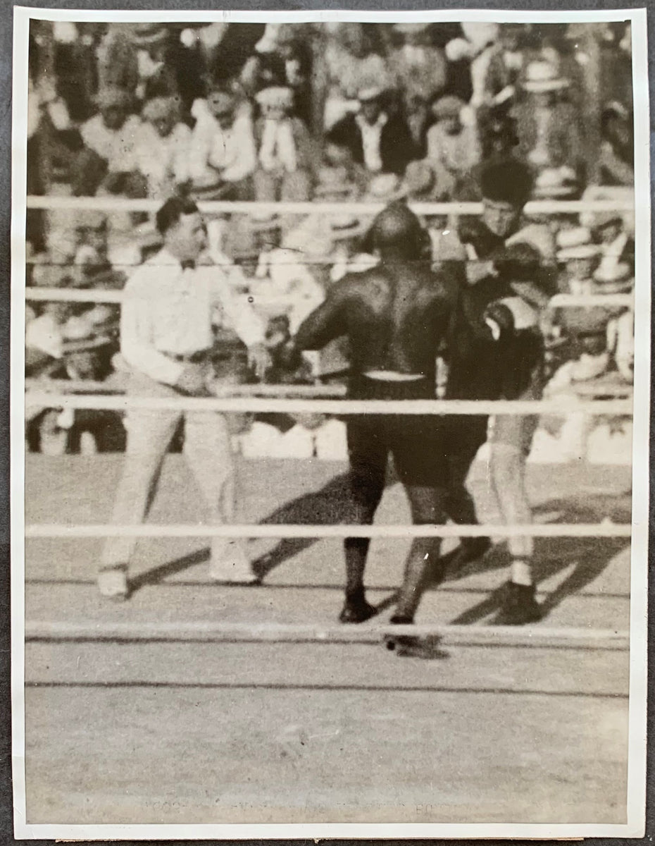 JOHNSON, JACK-PAT LESTER WIRE PHOTO (1926) – JO Sports Inc.