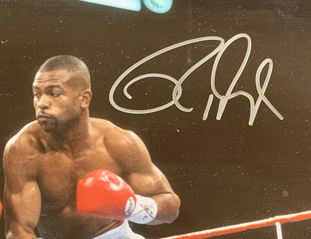 JONES, JR., ROY-JAMES "LIGHT OUT" TONEY SIGNED LARGE FORMAT PHOTO (JSA ...