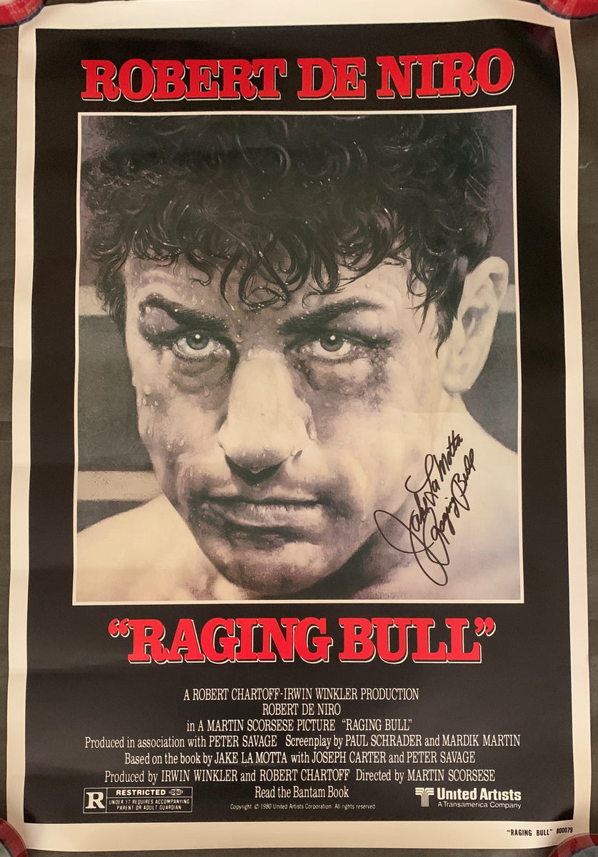 LAMOTTA, JAKE SIGNED RAGING BULL POSTER (VIKKI LAMOTTA COLLECTION) – JO ...