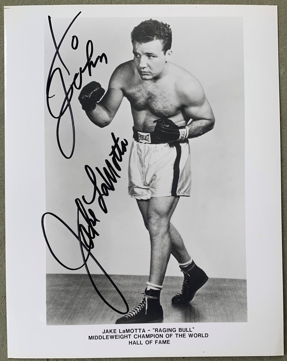 LAMOTTA, JAKE SIGNED PHOTO – JO Sports Inc.