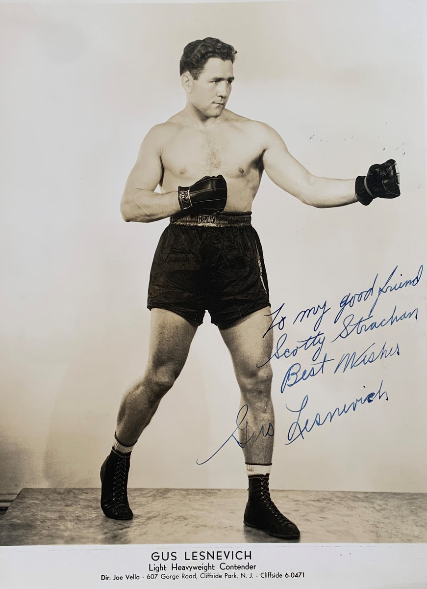 LESNEVICH, GUS SIGNED PHOTO – JO Sports Inc.