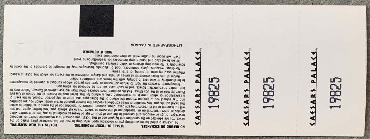 LEWIS, LENNOX-LEVI BILLUPS & MOORER-WHITE FULL TICKET (1992) – JO ...