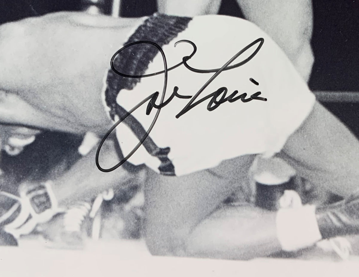 LOUIS, JOE SIGNED ACTION PHOTO – JO Sports Inc.
