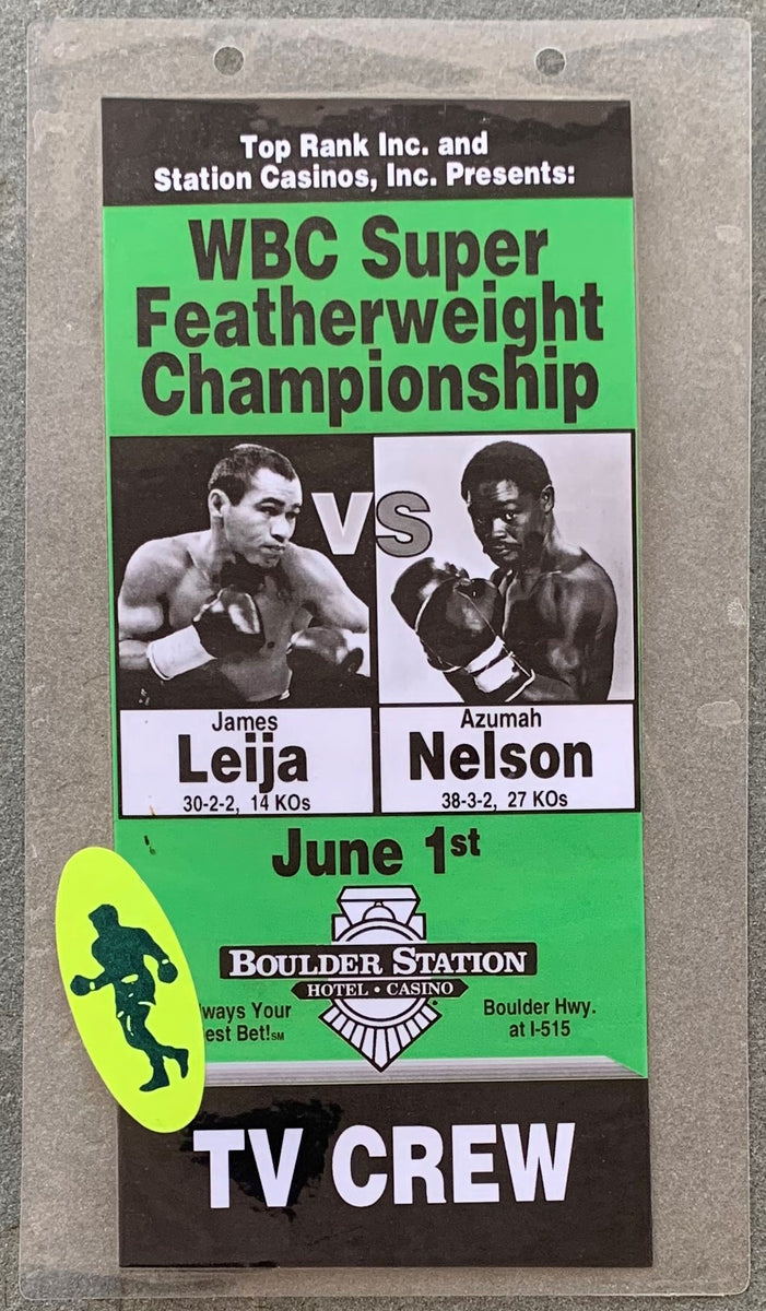 NELSON, AZUMAH-JESSE JAMES LEIJA TV CREW CREDENTIAL (1996) – JO Sports Inc.