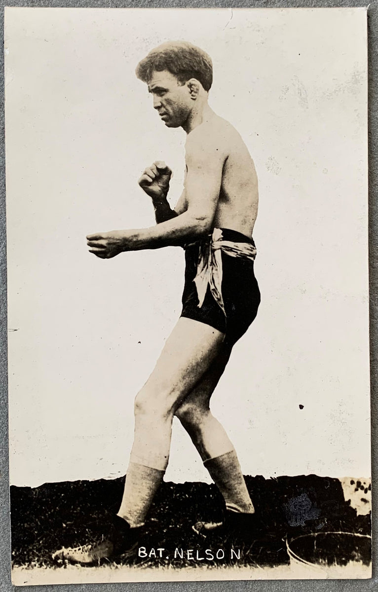 NELSON, BATTLING REAL PHOTO POSTCARD – JO Sports Inc.