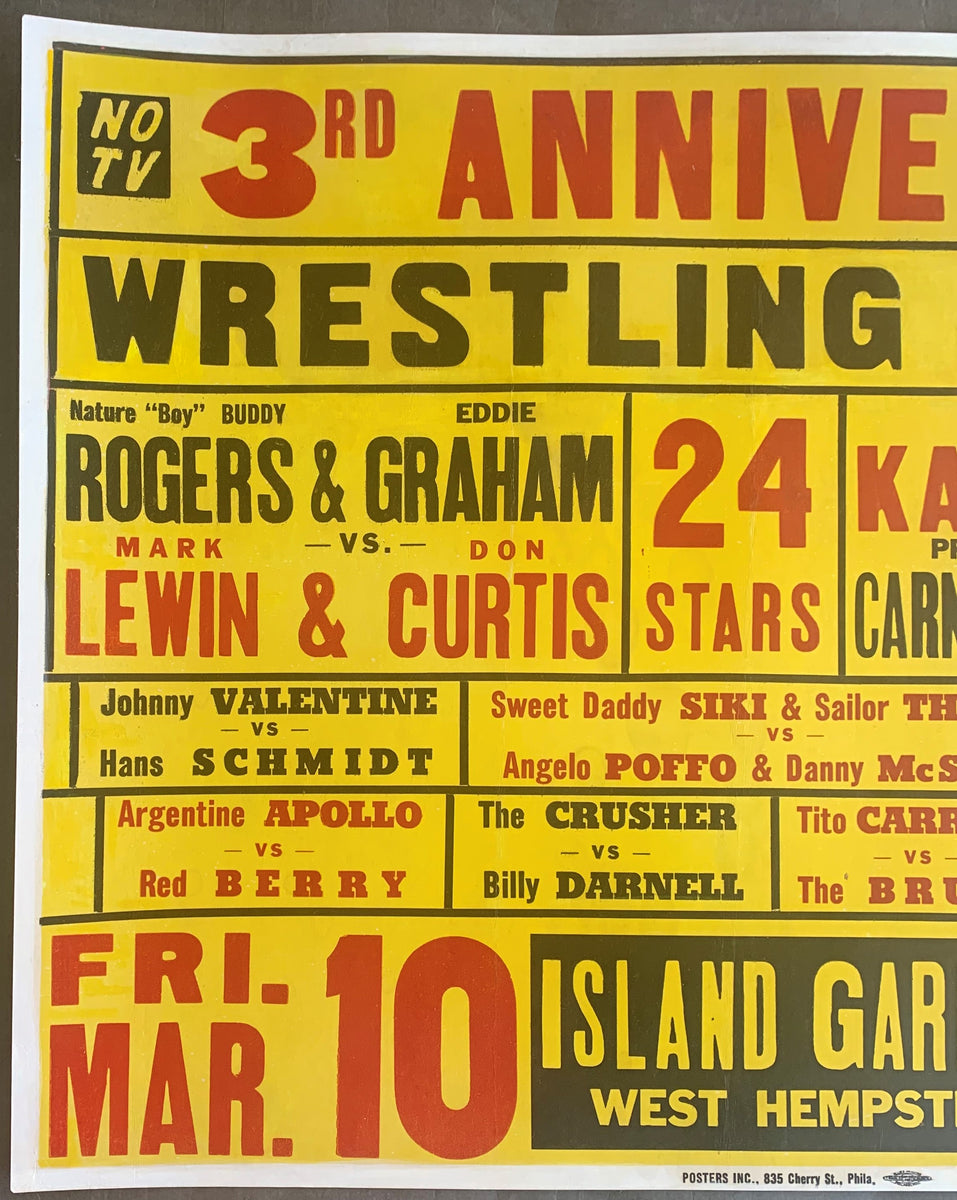 ROGERS, BUDDY & EDDIE GRAHAM VS MARK LEWIN & DON CURTIS PLUS THE FABUL ...