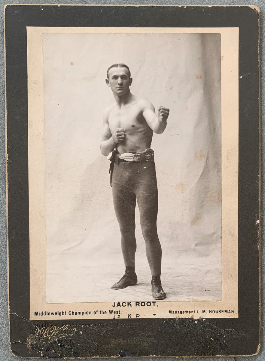 ROOT, JACK ORIGINAL BOUDOIR CABINET PHOTO (CIRCA 1900) – JO Sports Inc.