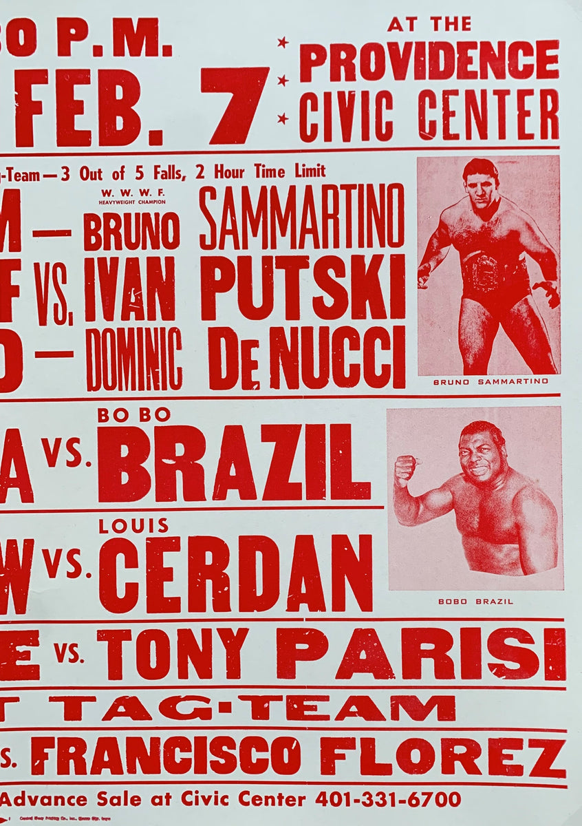 SAMMARTINO, BRUNO & IVAN PUTSKI & DOMINIC DENUCCI VS. ERNIE LADD & SUP ...