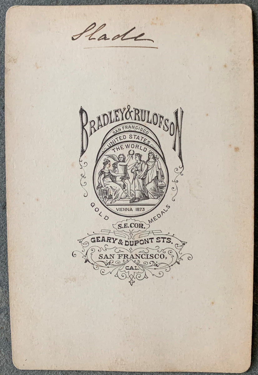 SLADE, HERBERT "THE MAORI" CABINET CARD – JO Sports Inc.