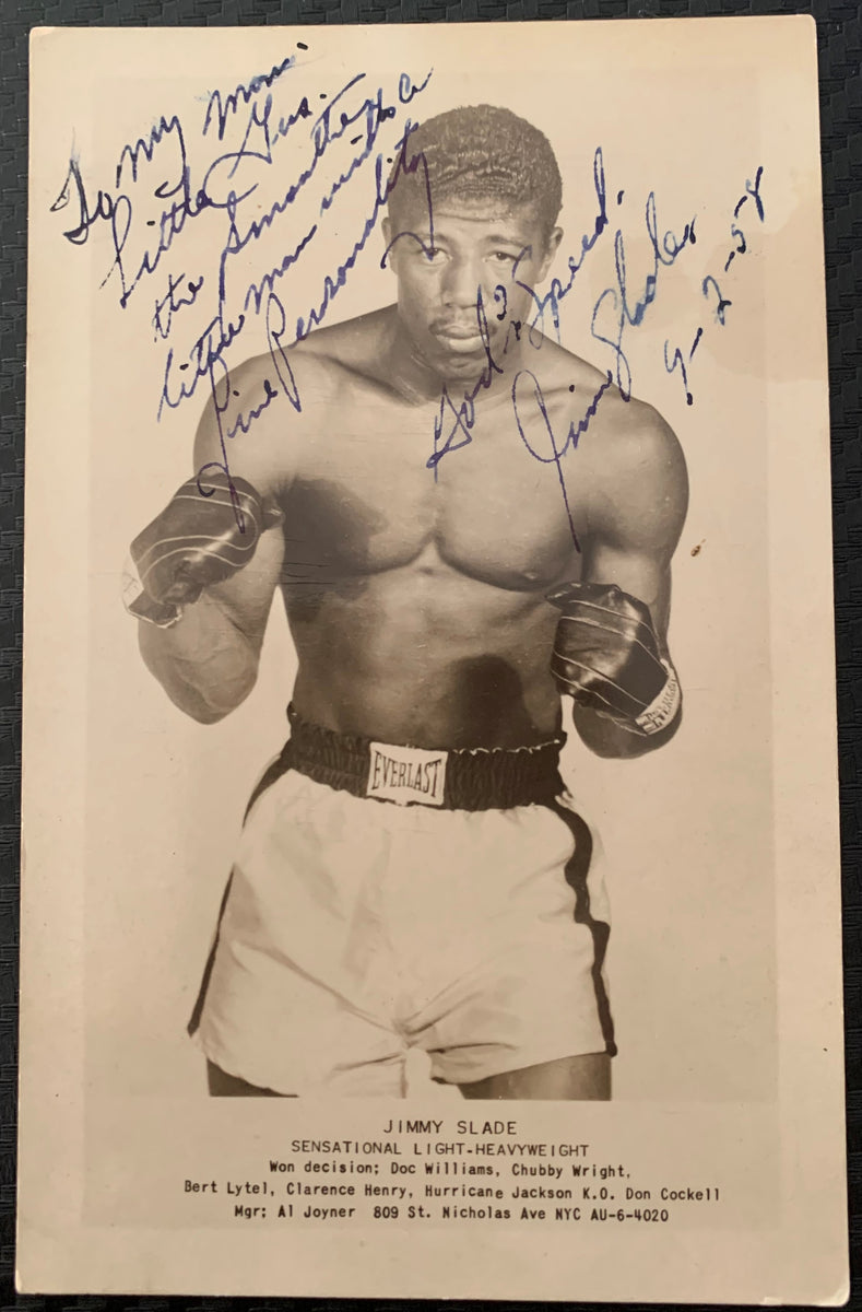 SLADE, JIMMY SIGNED PHOTO (1958) – JO Sports Inc.