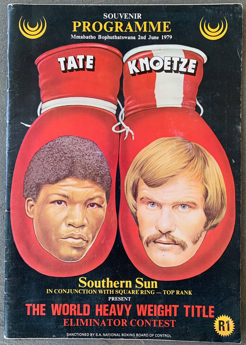 TATE, JOHN-KALLIE KNOETZE OFFICIAL PROGRAM (1979) – JO Sports Inc.