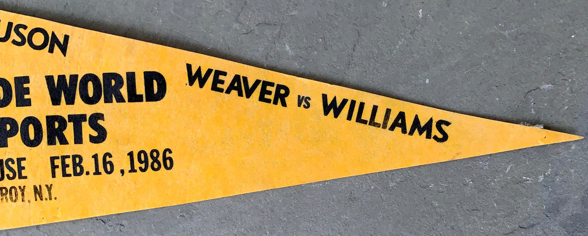 TYSON, MIKE-JESSE FERGUSON SOUVENIR PENNANT (1986) – JO Sports Inc.