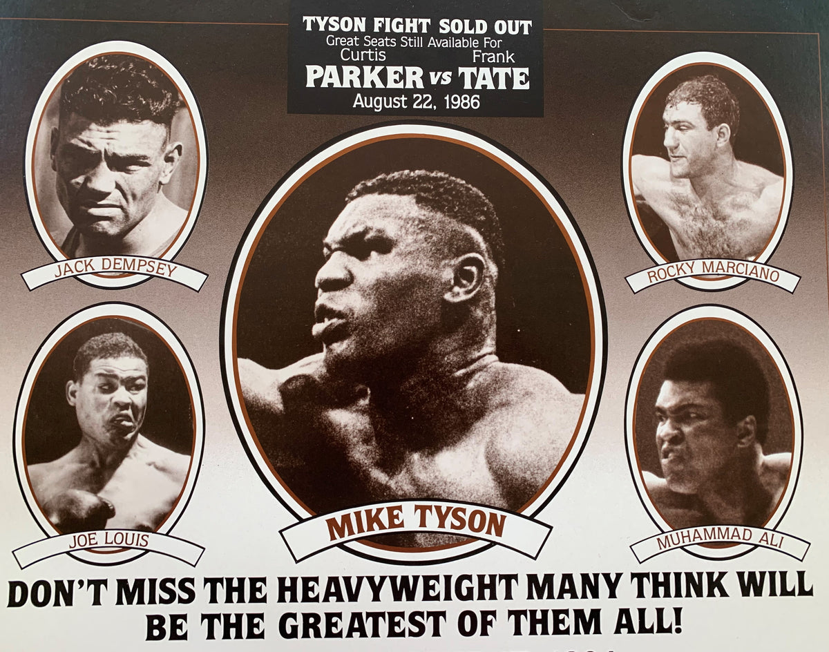 TYSON, MIKE-JOSE RIBALTA ON SITE POSTER (1986) – JO Sports Inc.