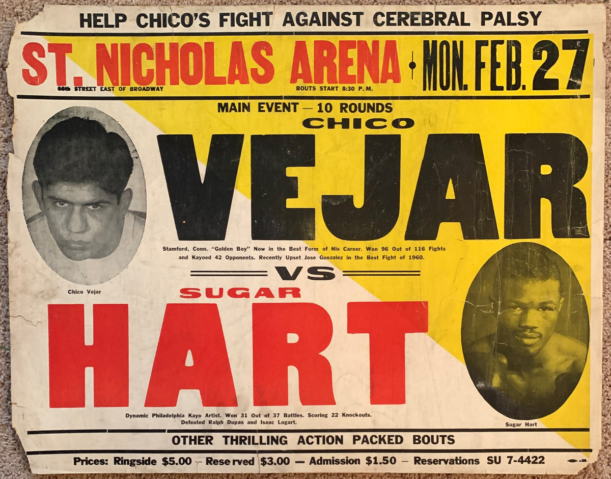 HART, GARNET "SUGAR"-TED WRIGHT ON SITE POSTER (1961) – JO Sports Inc.
