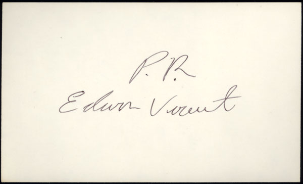 VIRUET, EDWIN INK SIGNED INDEX CARD – JO Sports Inc.