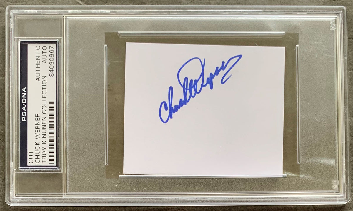 WEPNER, CHUCK CUT SIGNATURE (PSA/DNA) – JO Sports Inc.